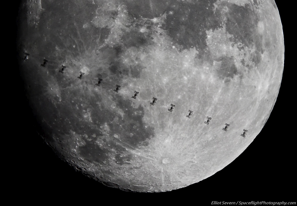 ISS Lunar Transit 1/21/16 - Sky & Telescope