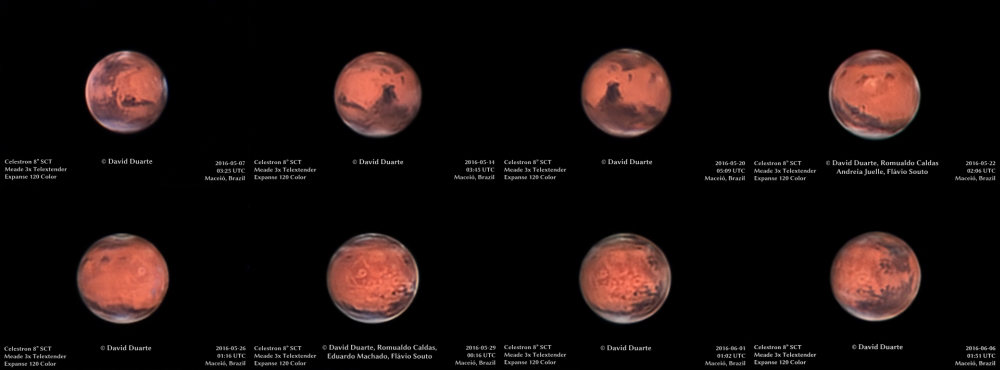 Mars June 23rd with pastels - Sketching - Cloudy Nights